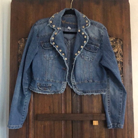 bebe Denim | Jackets & Coats | Beautiful Women Bebe Denim Jacket | Poshmark